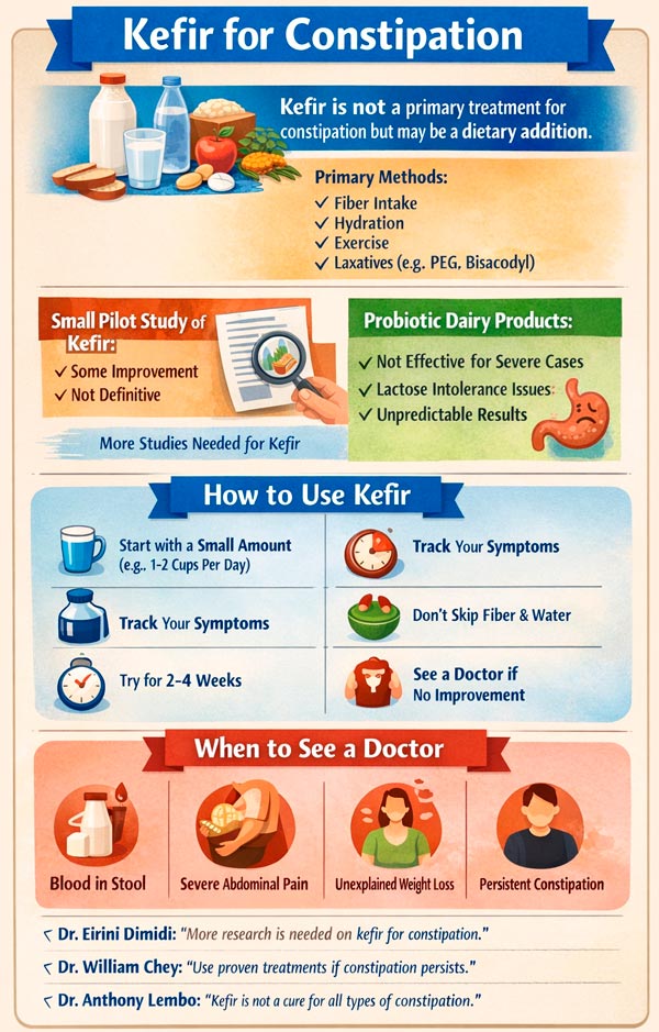 Kefir for constipation: does it really help and how to use it safely ...