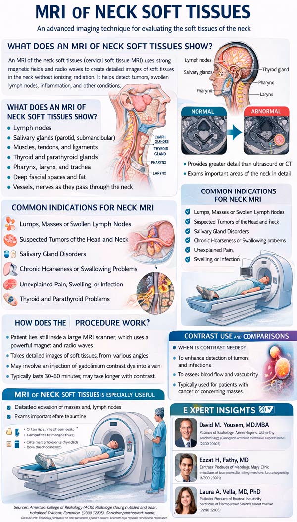 MRI of the soft tissues of the neck: indications, preparation and ...